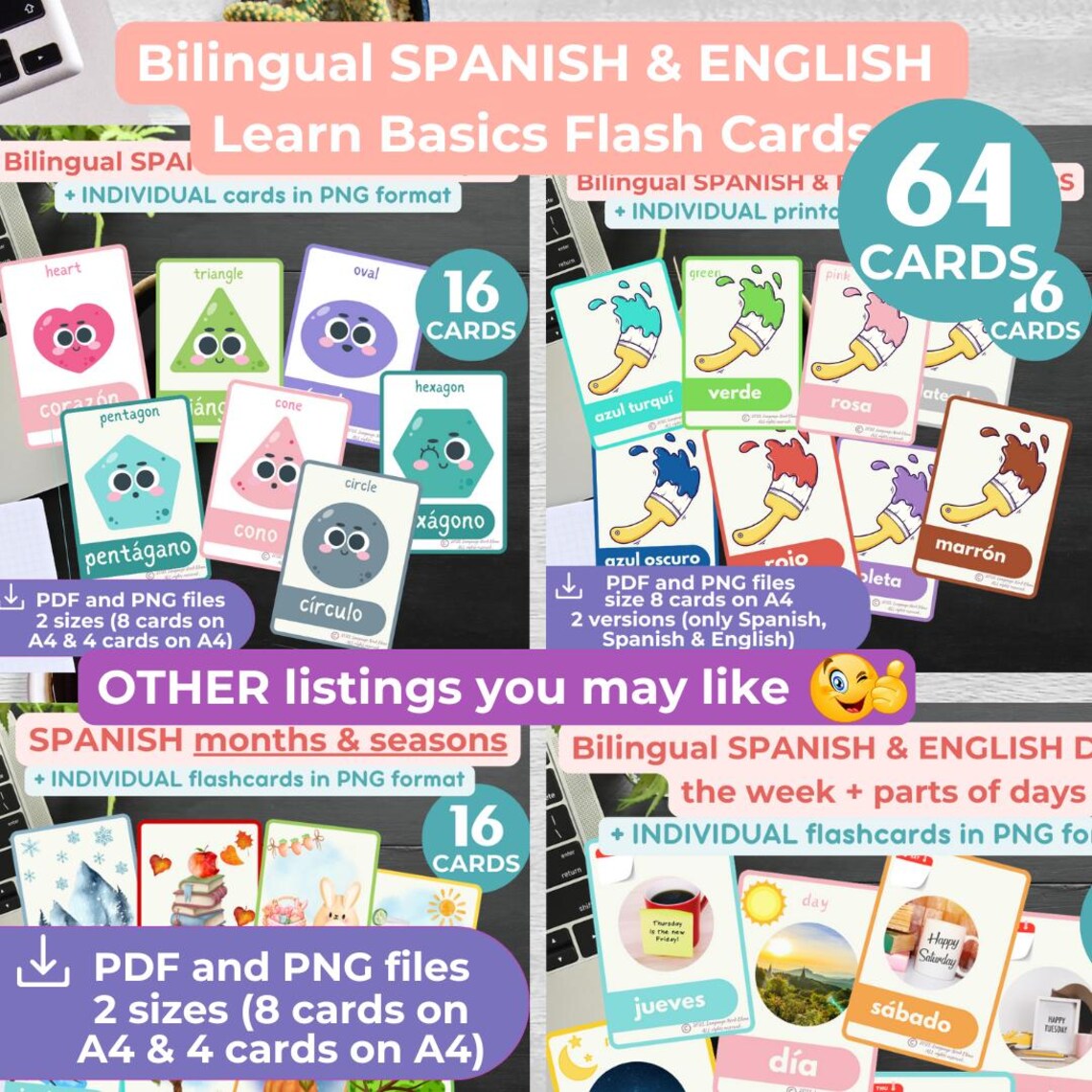 Spanish Classroom Phrases Printable Poster Set Spanish Classroom Decor ...