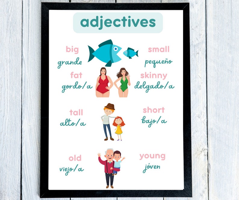 ENGLISH BASICS Posters ENGLISH Educational Printable Posters English ...