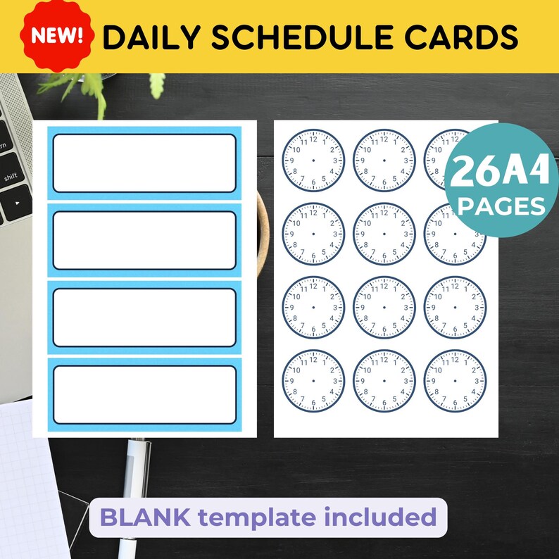VISUAL SCHEDULE Kids Kindergarten Routine Charts Visual Daily Routine ...