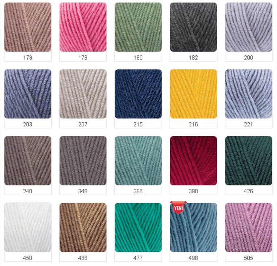 Alize Lana Gold Yarn – 49/51 Wool/acrylic Blend - Etsy
