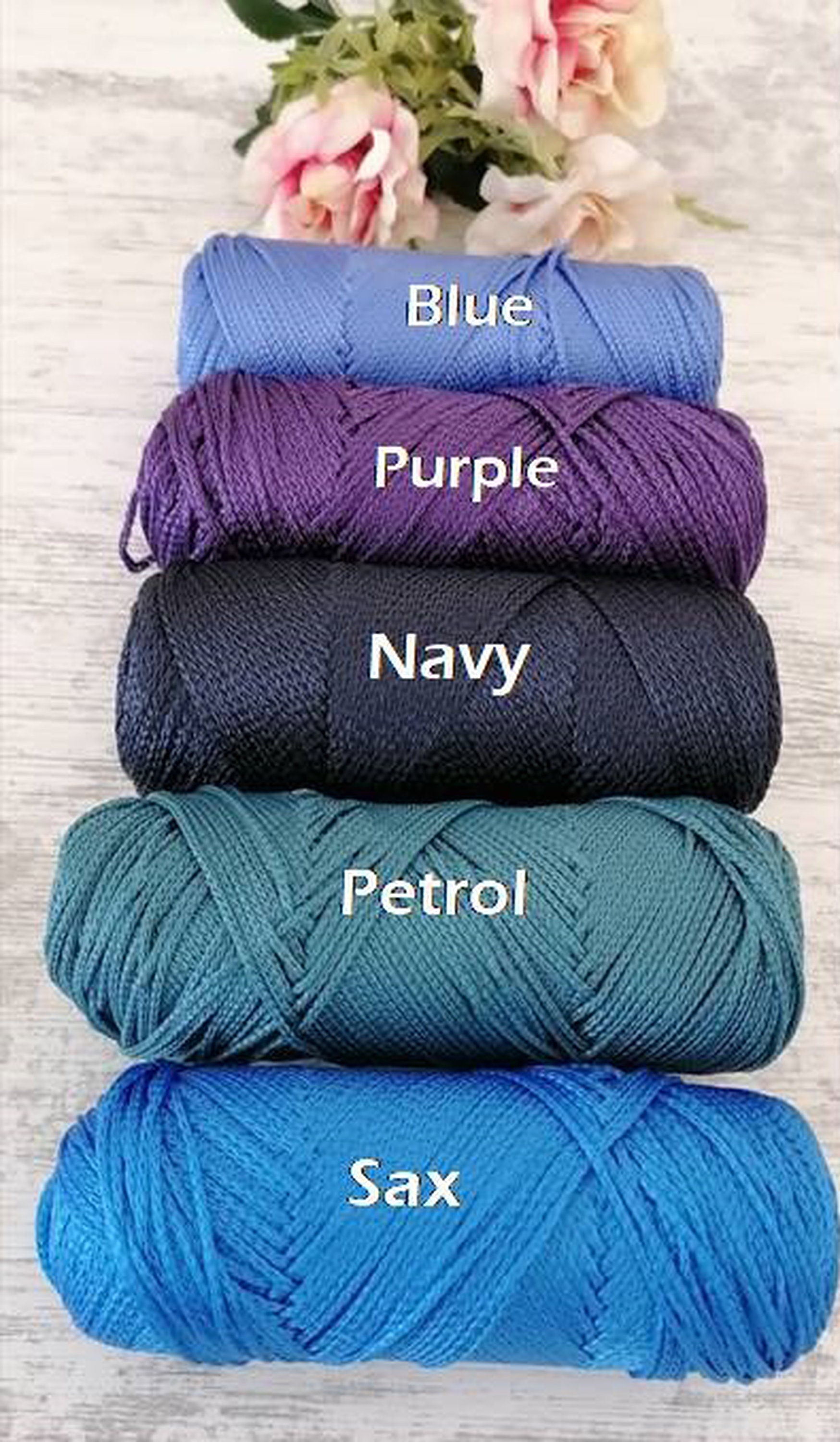 Polyester Macrame Yarn 2mm 100gr/140mt - Etsy