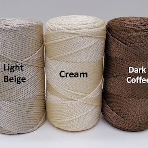 2-3mm Polyester Macrame Yarn 200gr -246yard - 235mt ,polyester Macrame ...