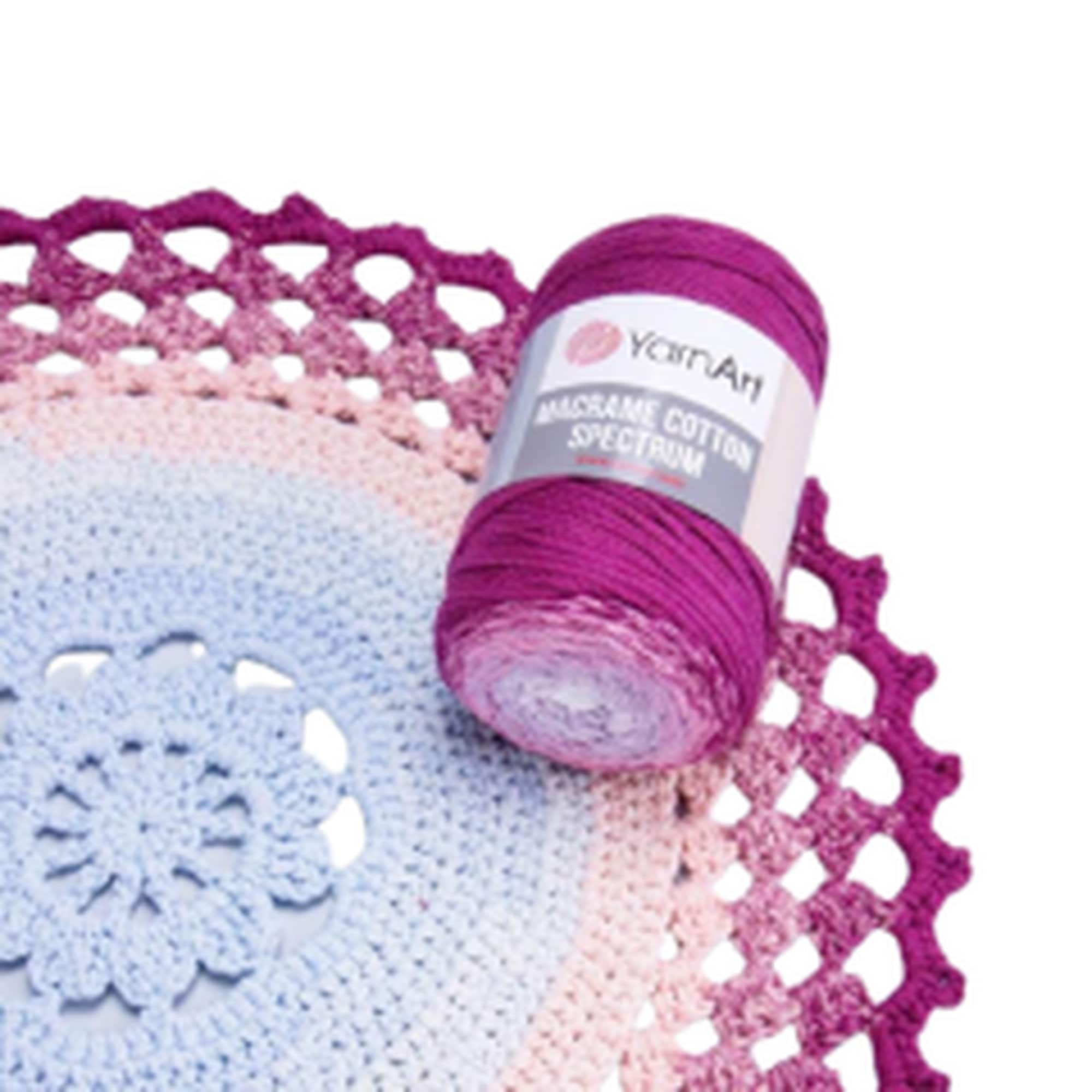 Yarnart Macrame Cotton Spectrum Rope 250/gr/225mt Crochet - Etsy