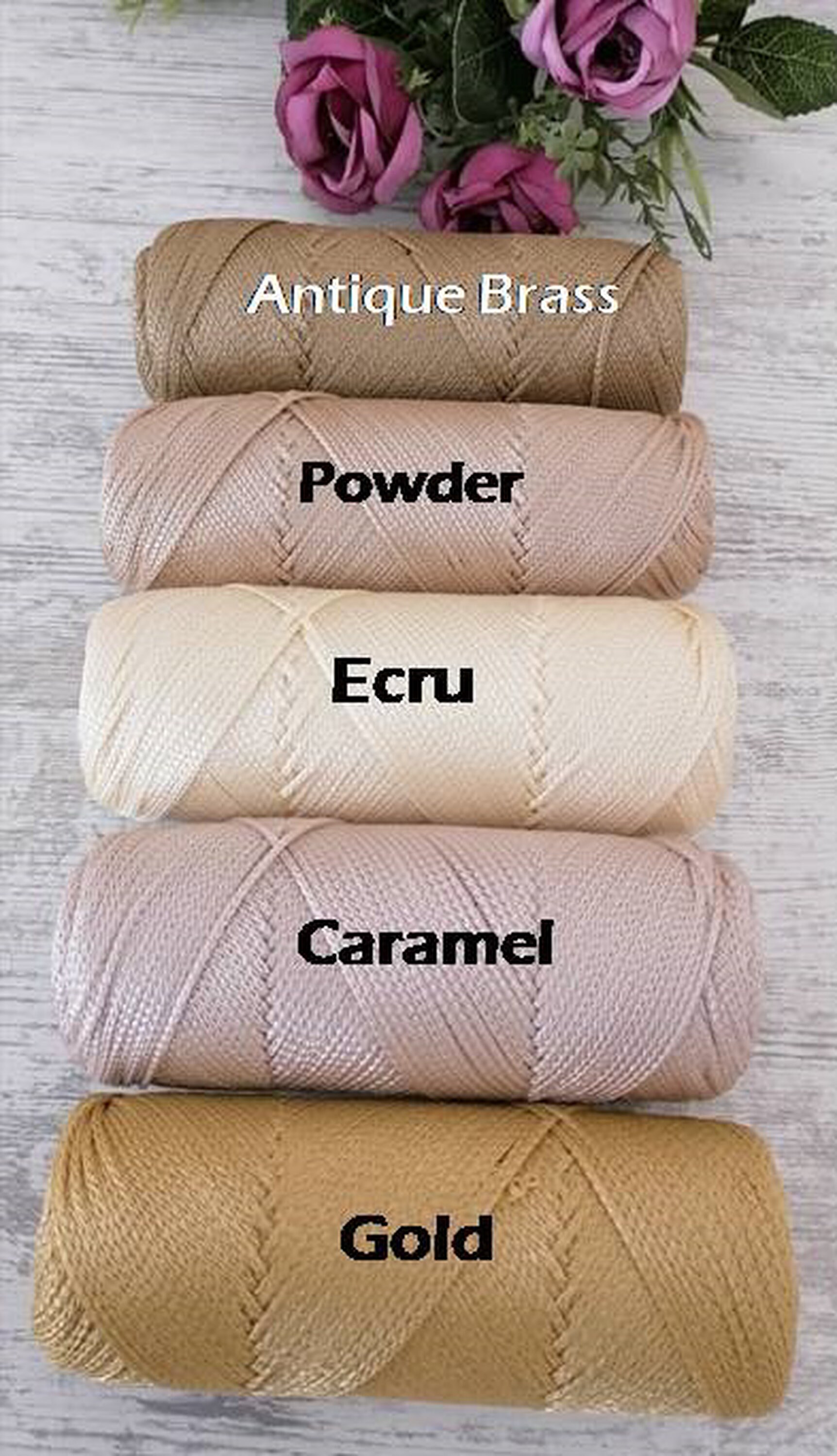 Polyester Macrame Yarn 2mm 100gr/140mt - Etsy