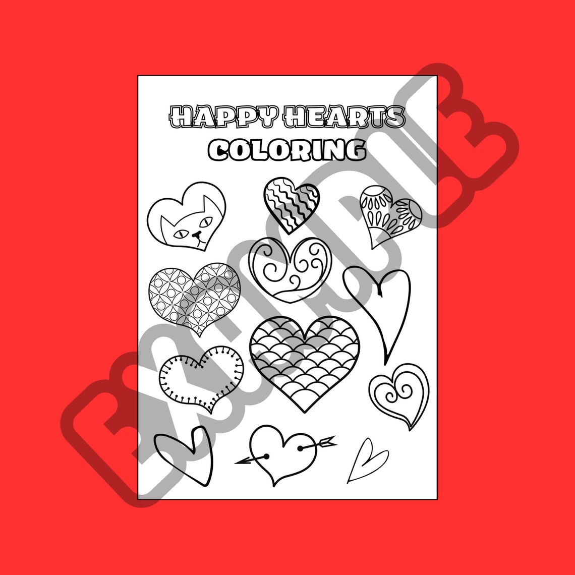 Heart Coloring Pages, Valentines Day Coloring Pages, Homeschool ...