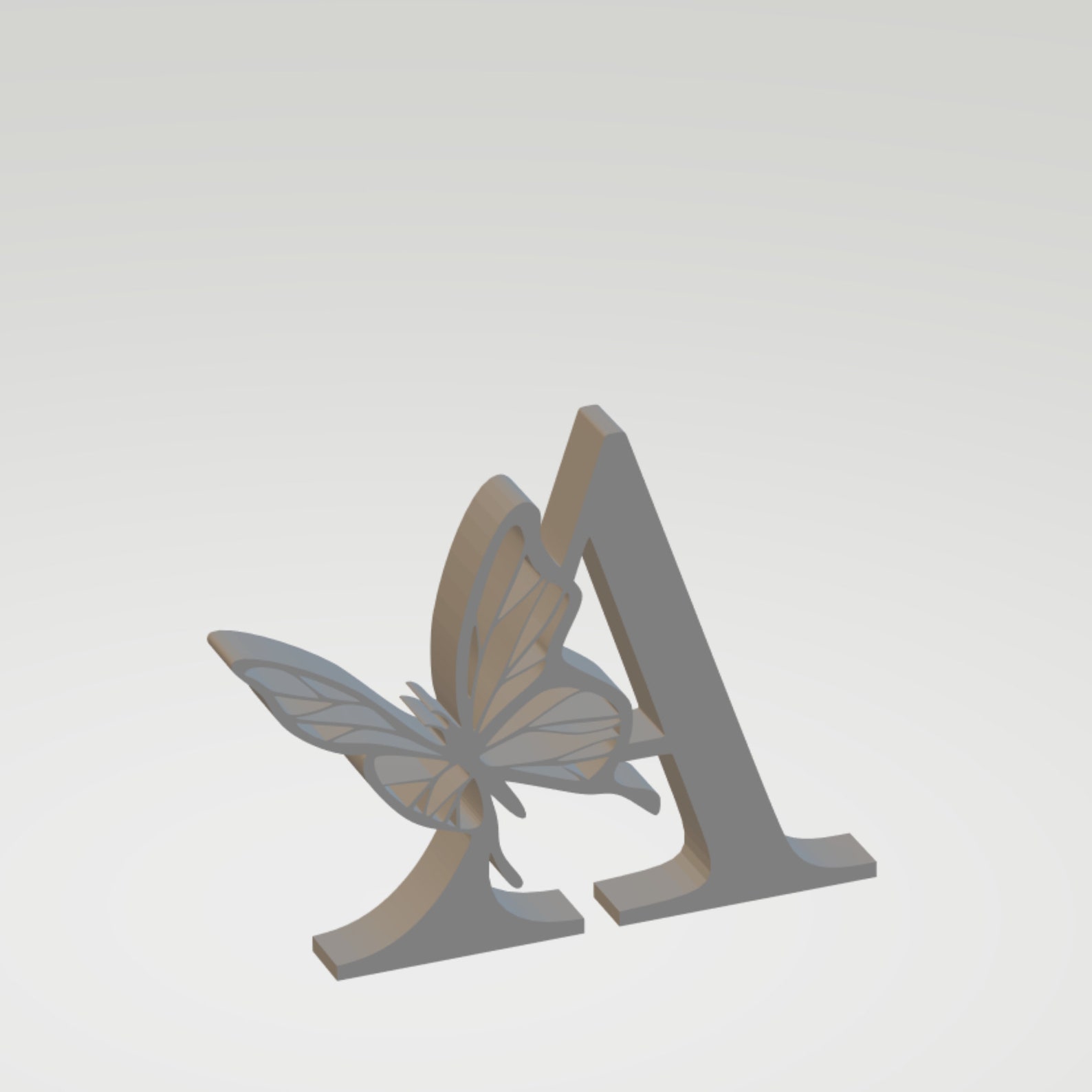 STL 3D Butterfly Alphabet Bundle, Stl Files for 3d Printing, Digital ...