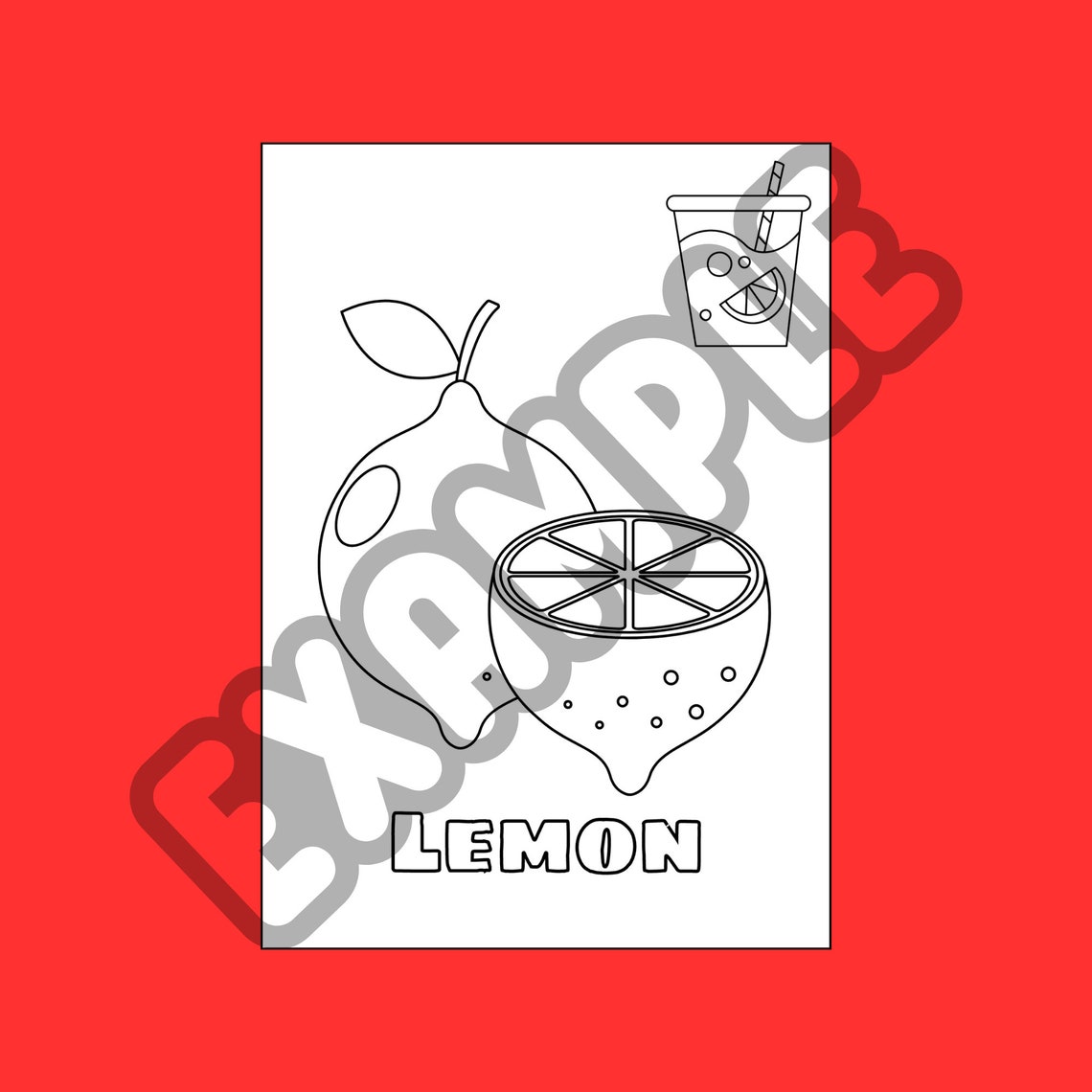 Fruits Coloring Pages, Printable Fruits for Coloring, Kids Coloring ...