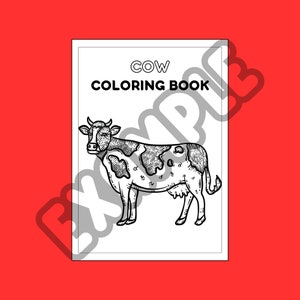 Cow Coloring Pages, Cute Coloring Pages, 15 Page Cow Coloring Printable ...