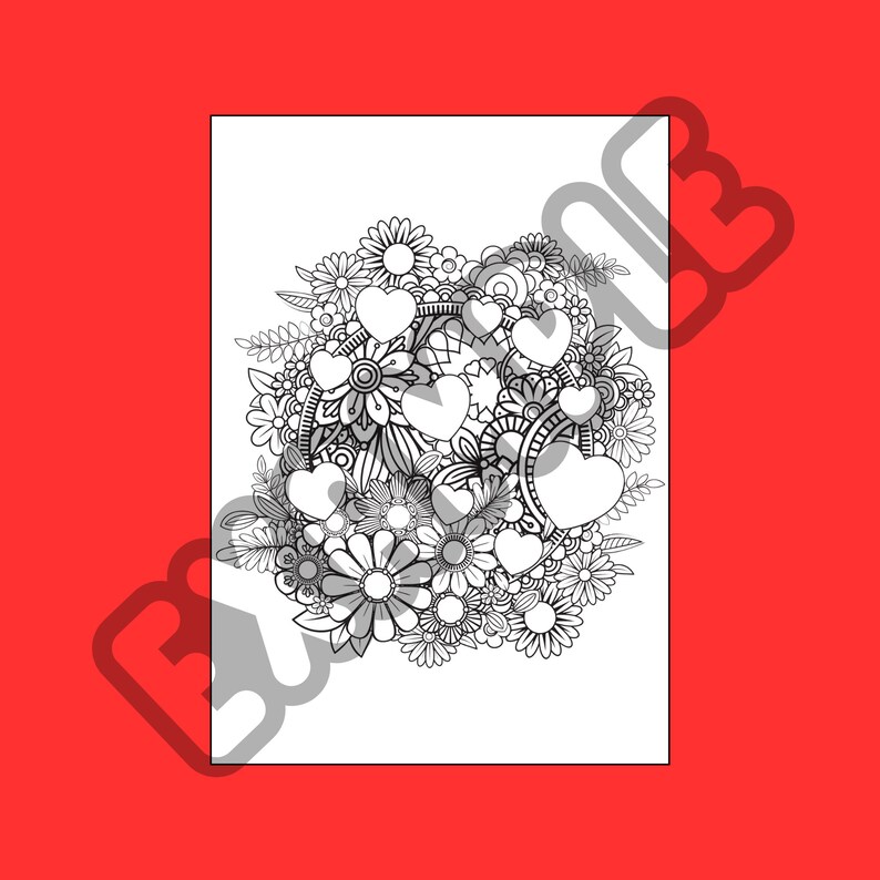 Heart Coloring Pages, Valentines Day Coloring Pages, Homeschool ...