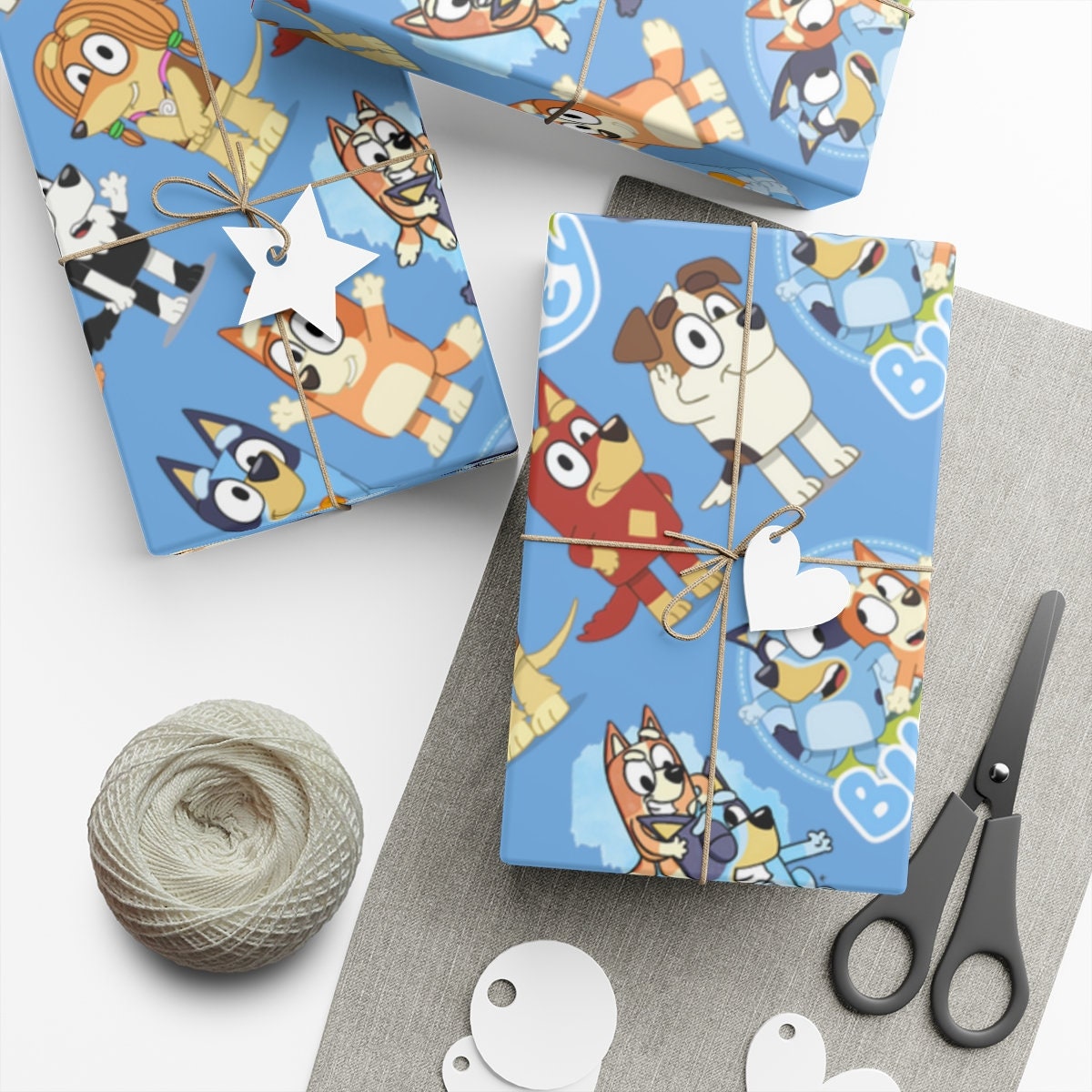 Bluey Wrapping Paper Bluey Gift Wrapping Paper Rolls - Etsy UK