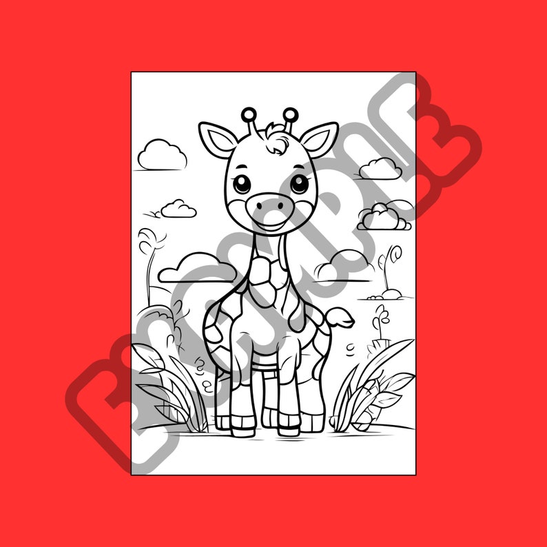 Giraffe Coloring Pages, Kids Coloring Pages, Giraffe Printable Coloring ...