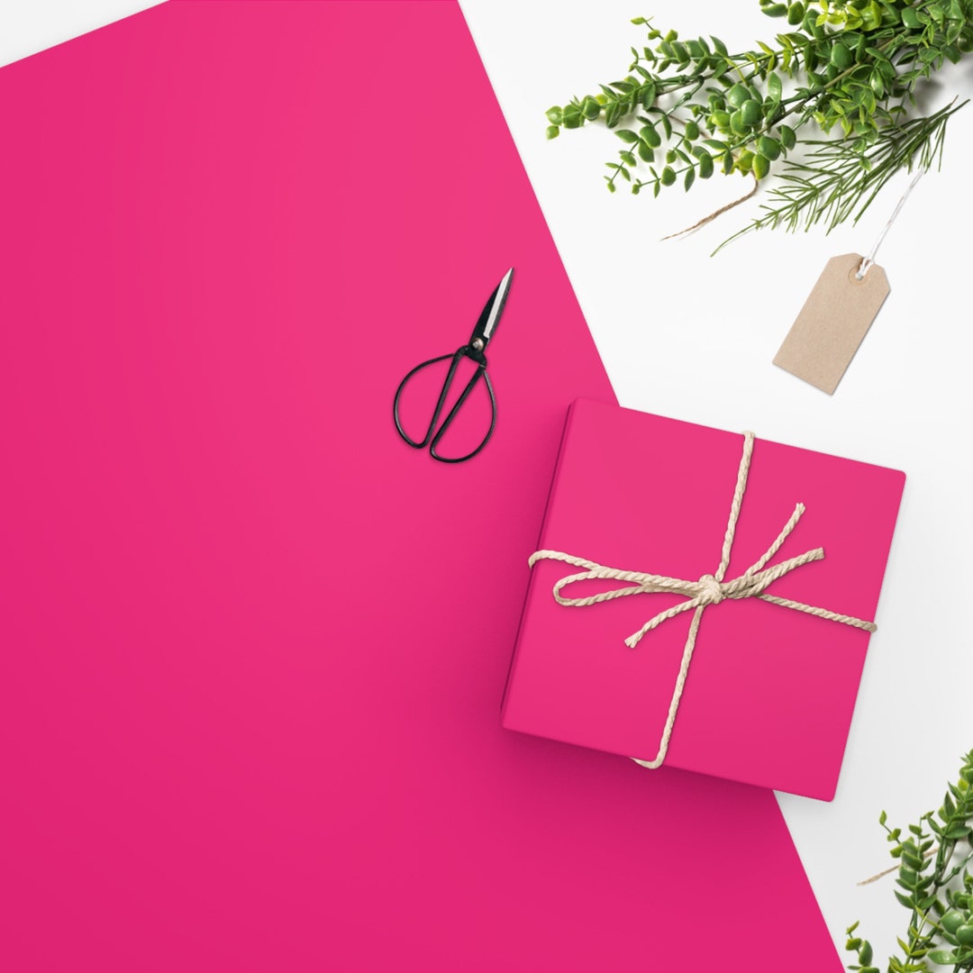 Hot Pink Wrapping Paper, This Wrapping Paper is Perfect for All Pink ...