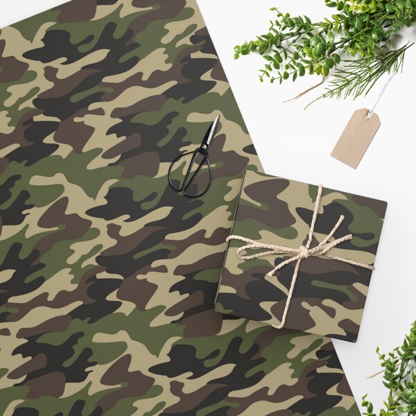 Army Wrapping Paper - Etsy