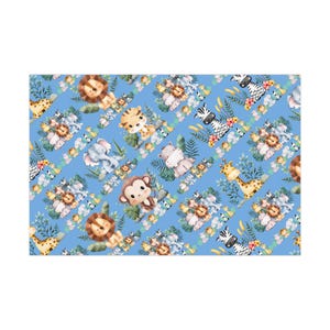 Safari Wrapping Paper, Jungle Wrapping Paper, African Safari Gift Wrap ...