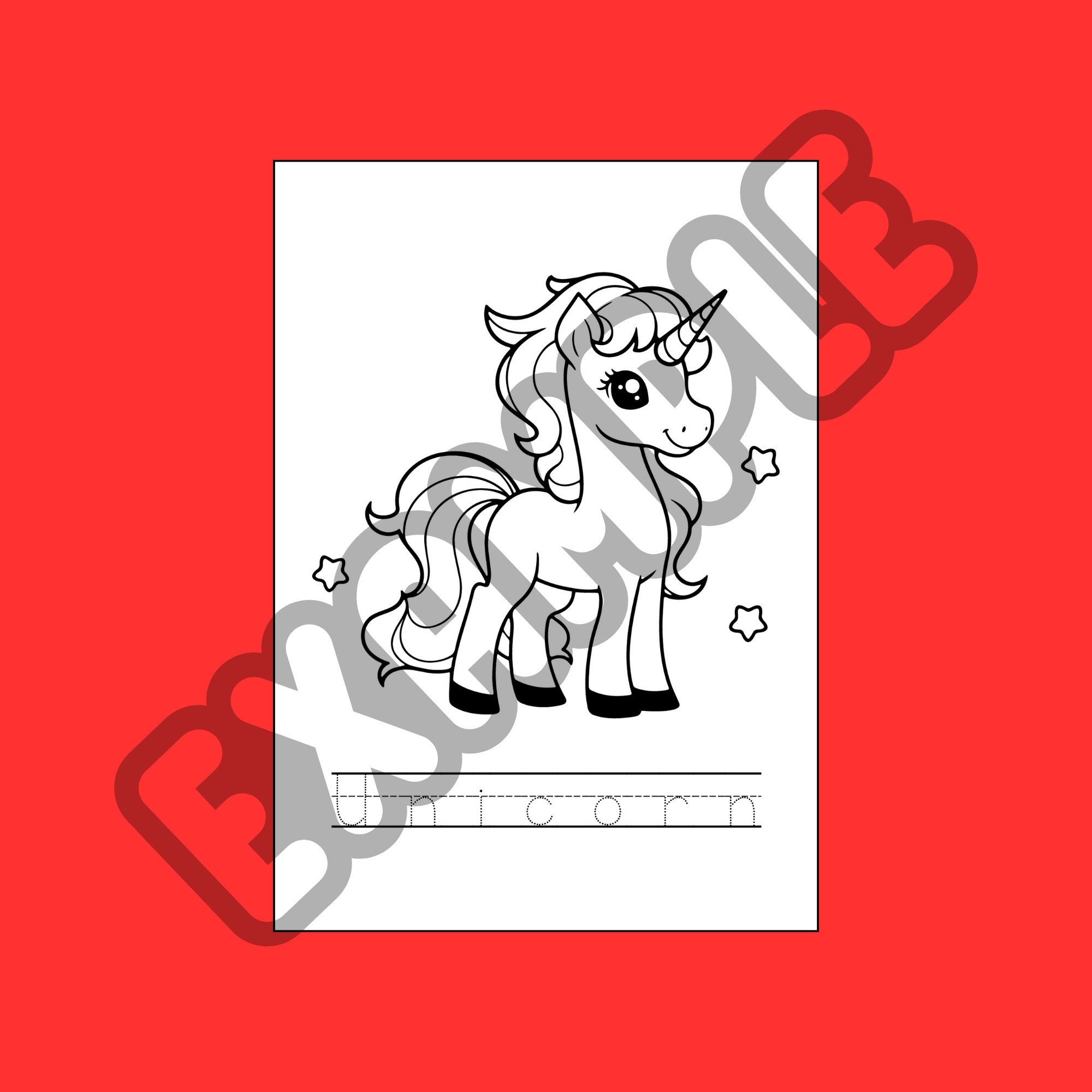 Unicorn Coloring Pages, Unicorn Activity Sheet for Kids, Unicorn ...