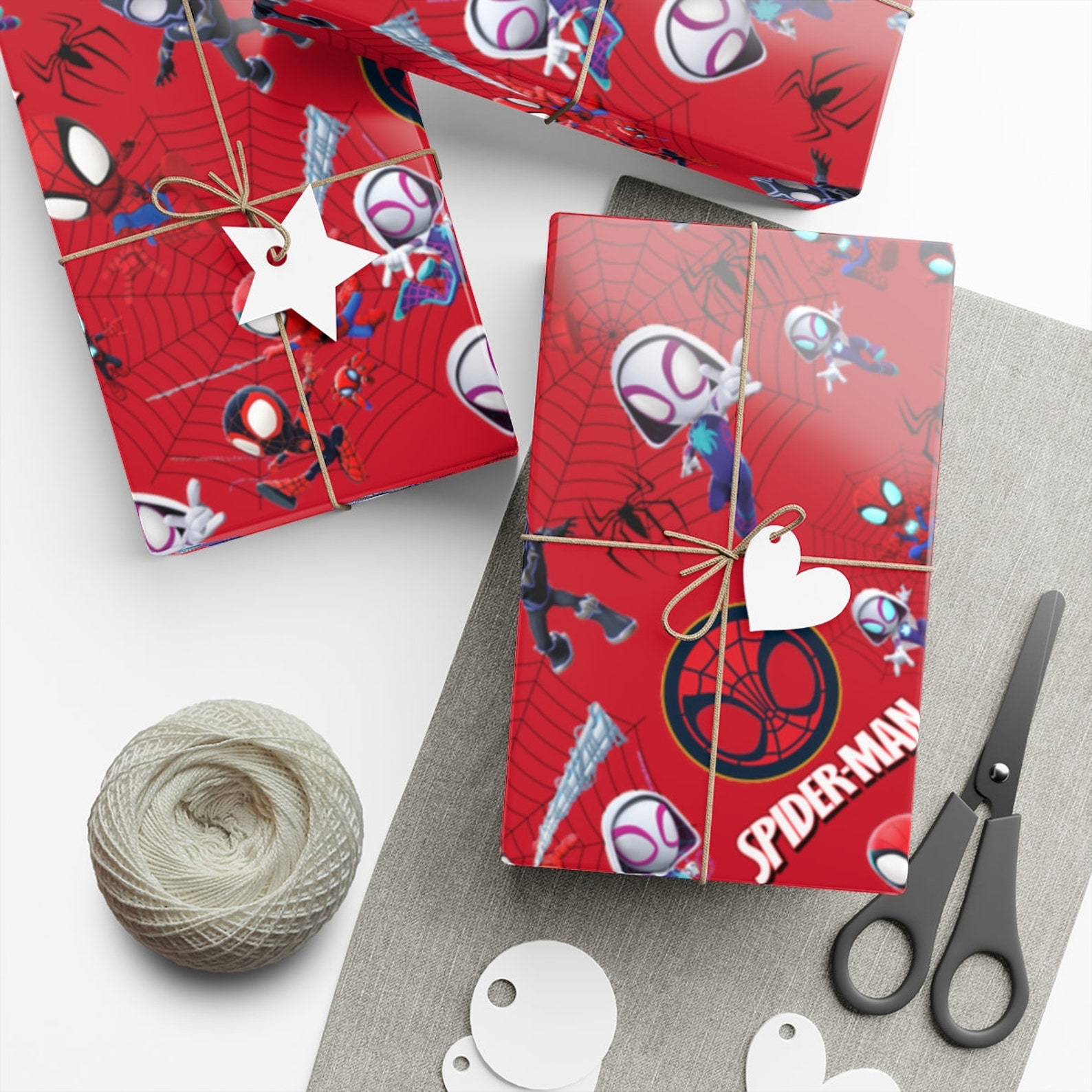 Spiderman Wrapping Paper Spidey and His Amazing Friends - Etsy