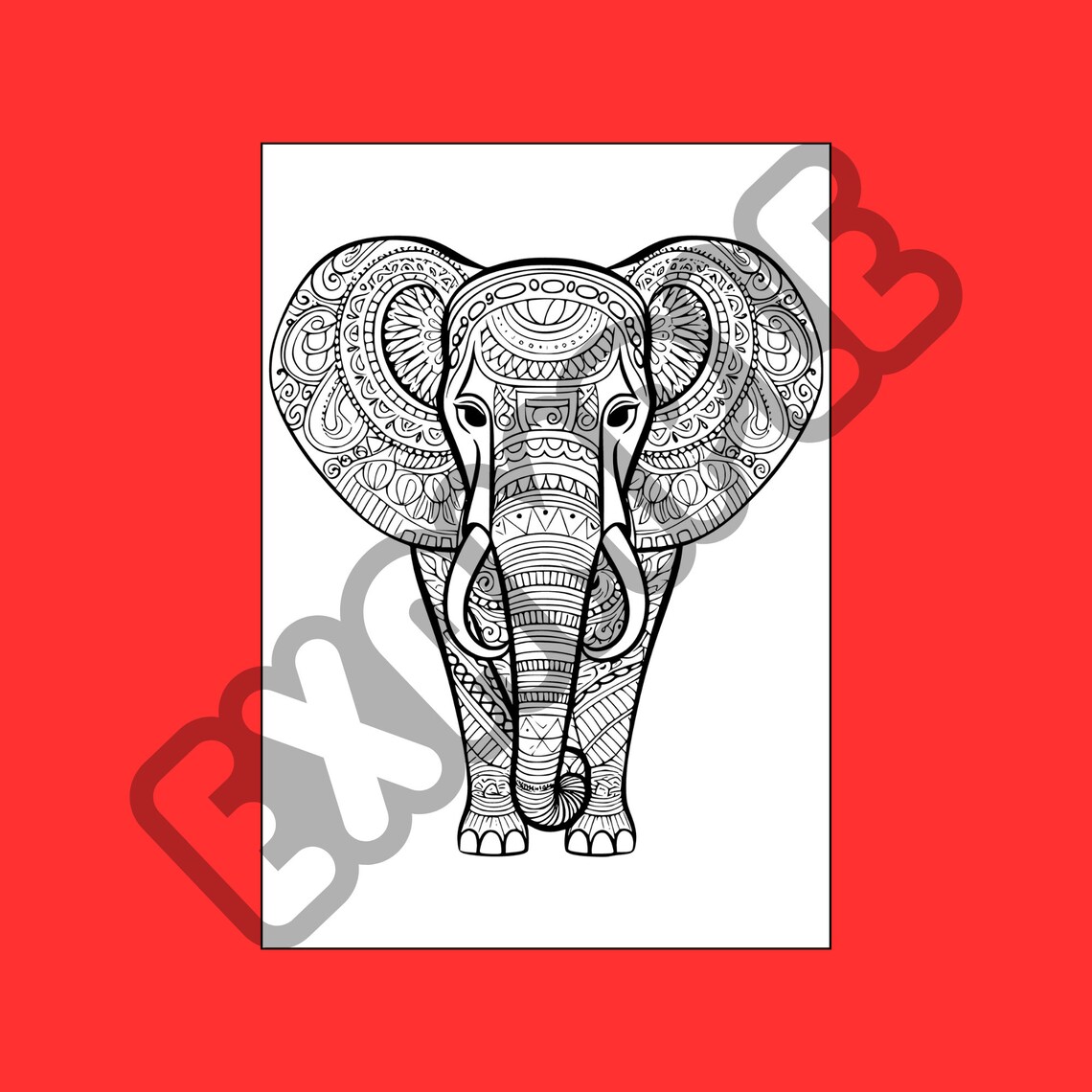 Elephant Coloring Pages, Coloring Printables for Kids and Adults ...