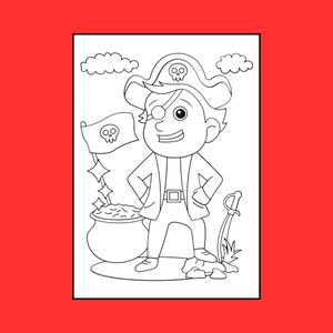Pirate Coloring Pages, Treasure Coloring Pages, Pirate Coloring ...