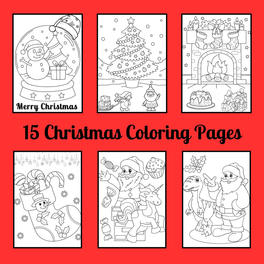 Christmas Coloring Pages, Christmas Coloring Book 2023, Christmas Kids ...