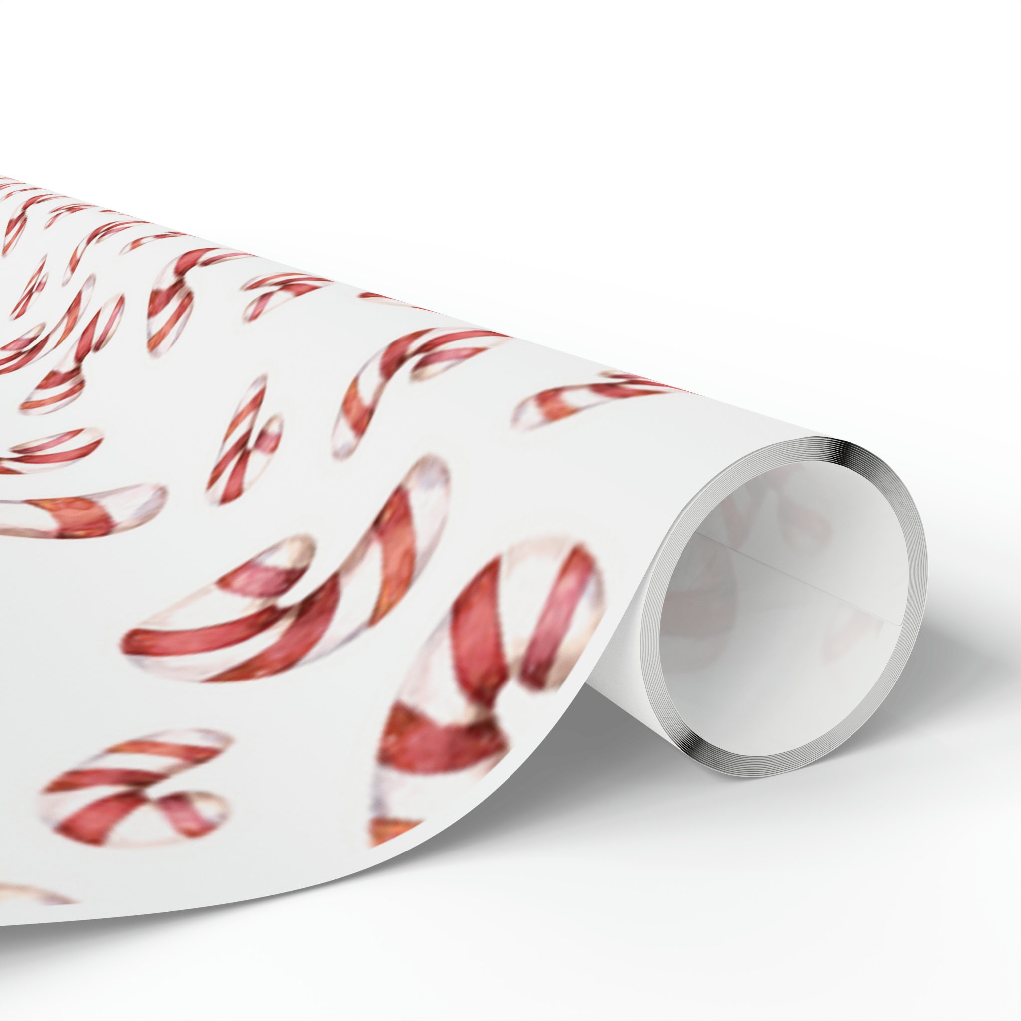 Candy Cane Wrapping Paper, Christmas Candy Cane Wrapping Paper sold by ...