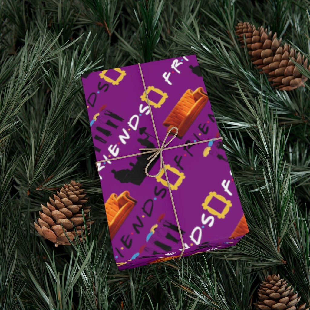 Friends Wrapping Paper Friends TV Show Wrapping Paper Famous - Etsy