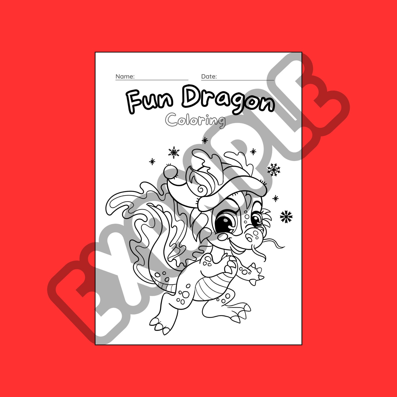 Dragon Coloring Pages, Homeschool Coloring Pages, Lunar New Year ...