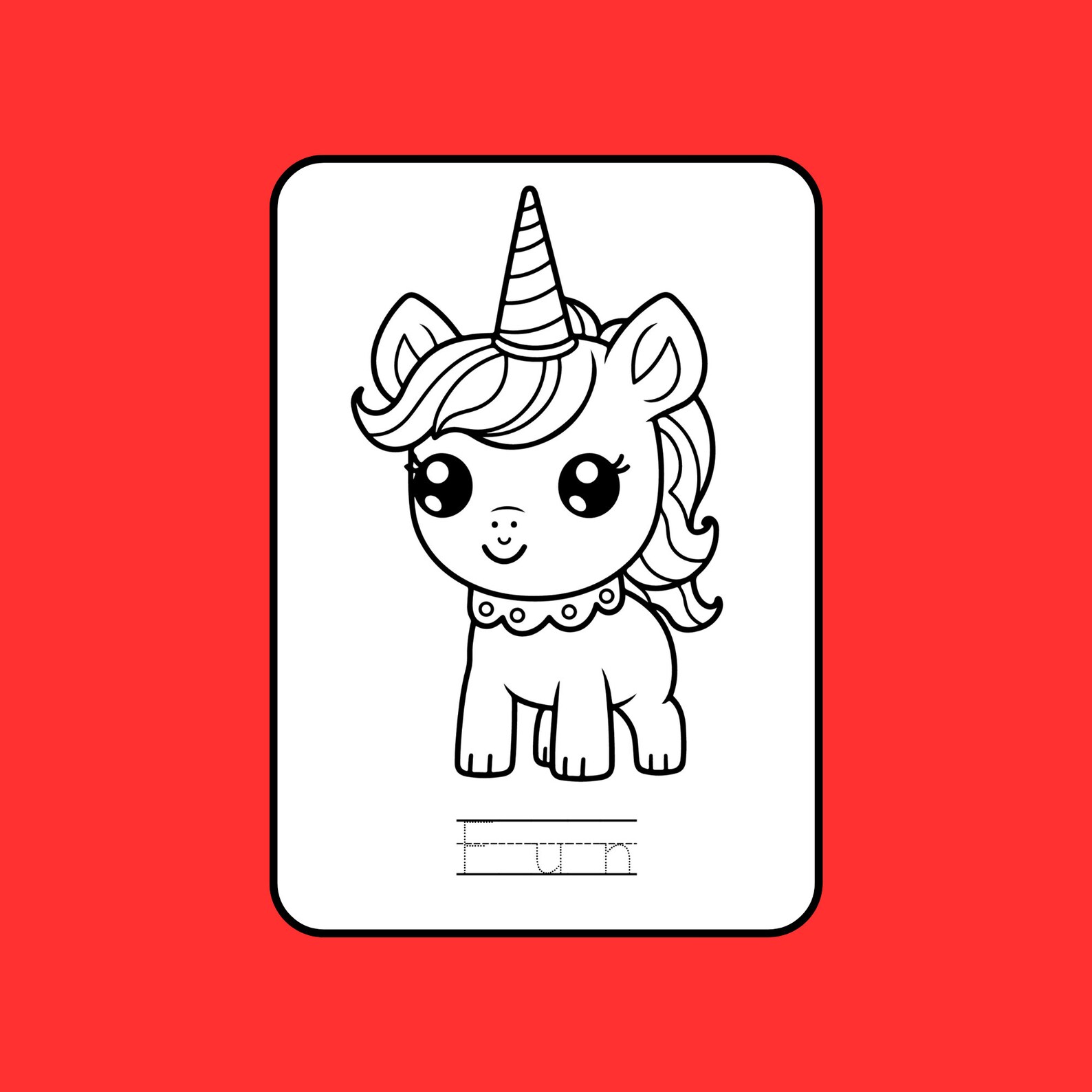 Unicorn Coloring Pages Unicorn Activity Sheet for Kids - Etsy
