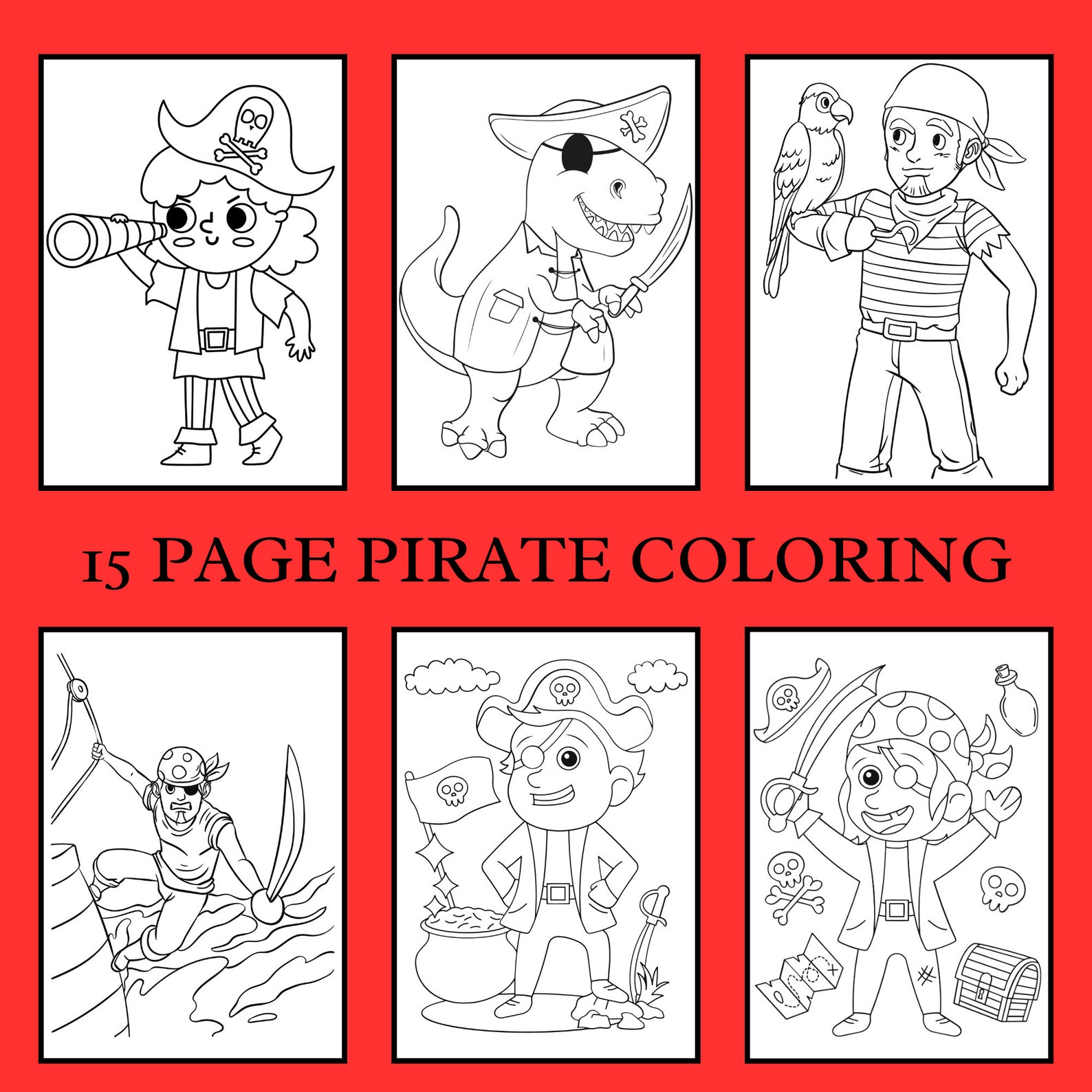 Pirate Coloring Pages, Treasure Coloring Pages, Pirate Coloring ...