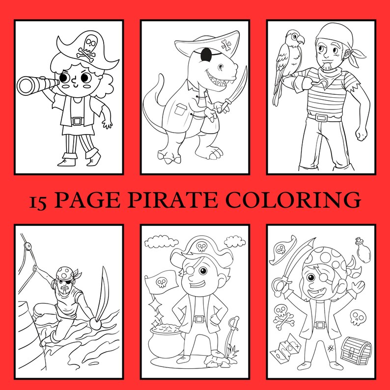 Pirate Coloring Pages, Treasure Coloring Pages, Pirate Coloring ...
