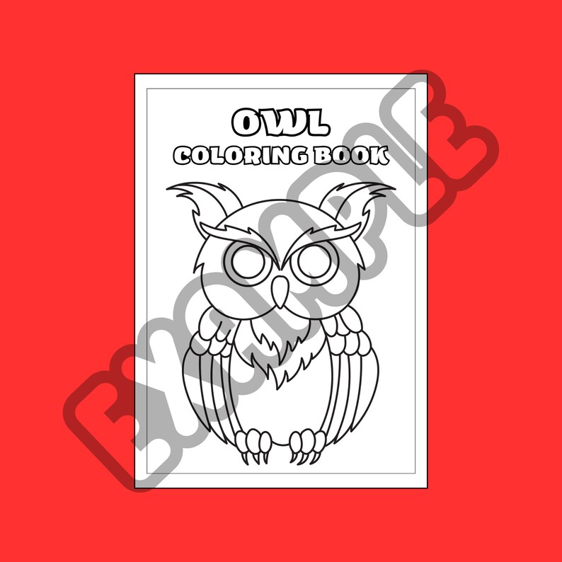 Owl Coloring Pages, Coloring Printables for Kids and Adults, Digital ...