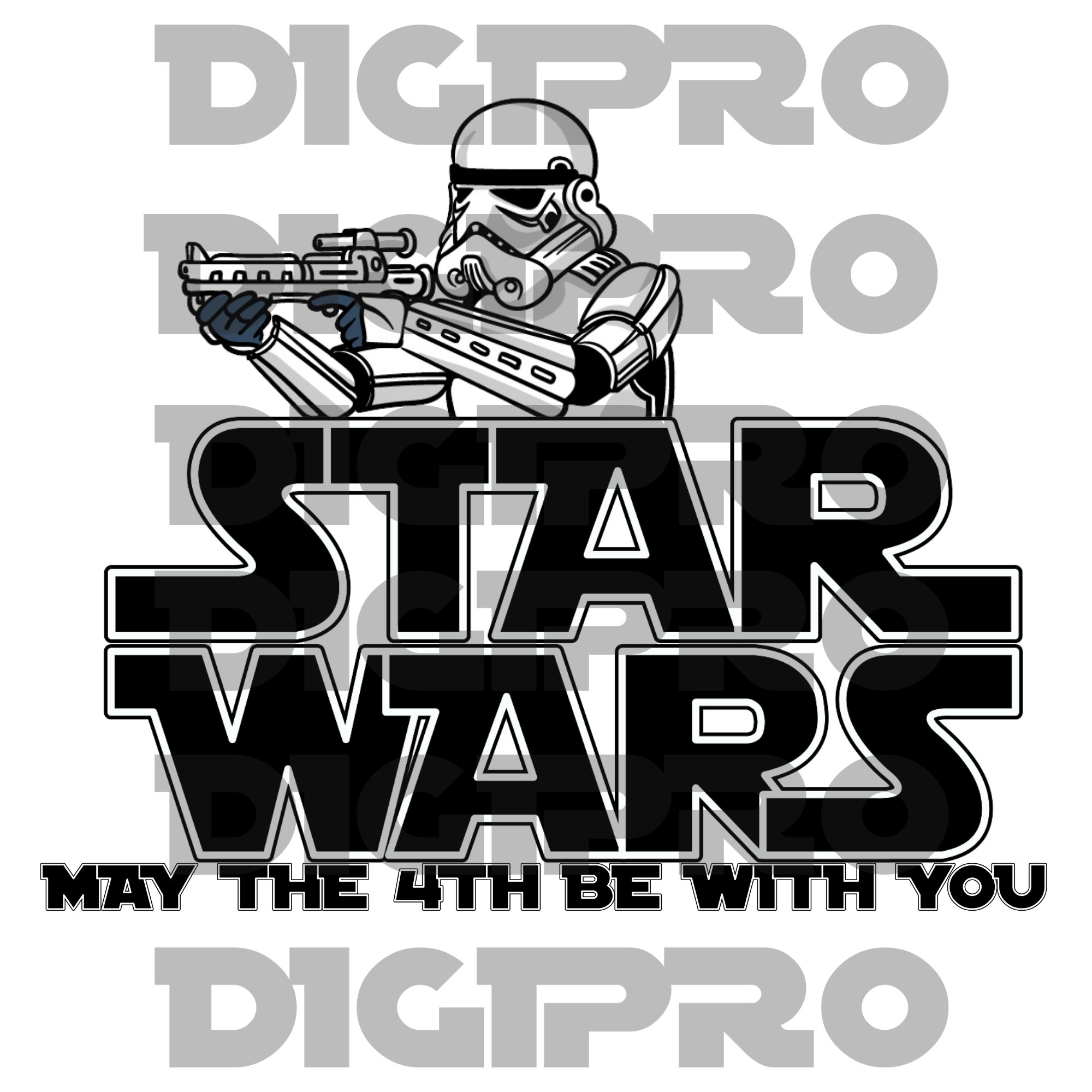 May the 4th Be With You SVG and PNG Files May the 4th Be With - Etsy