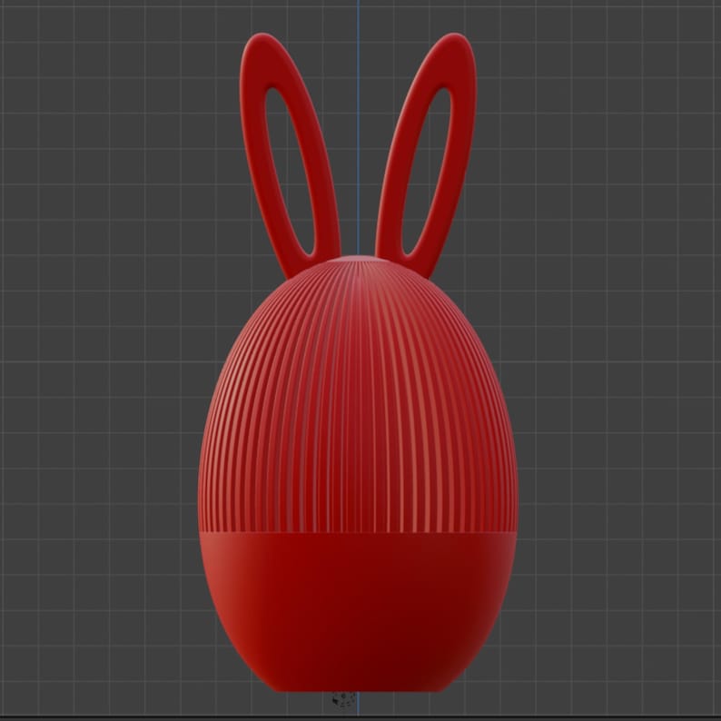 Happy Easter Egg 3D STL Files | Easter Rabbit Egg 3D STL Egg File ...