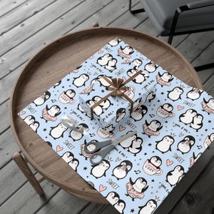 Penguin Wrapping Paper - Etsy