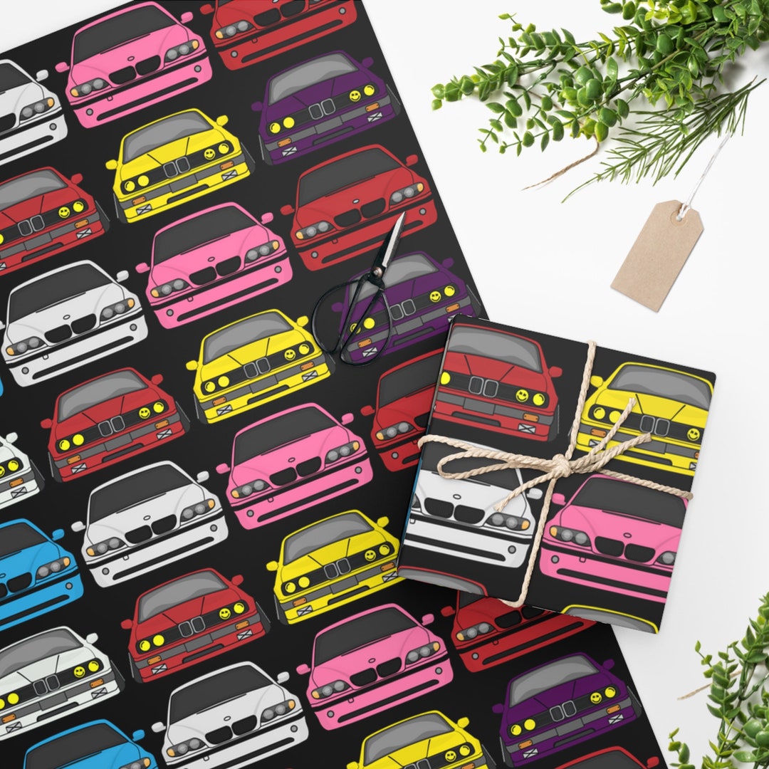 Motorsport Wrapping Paper, BMW Wrapping Paper, M3 Wrapping Paper, BMW ...