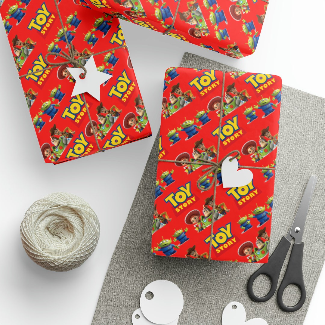 Buzz and Woody Wrapping Paper, Toy Story Gift Wrap Paper, 1pc, Toy ...