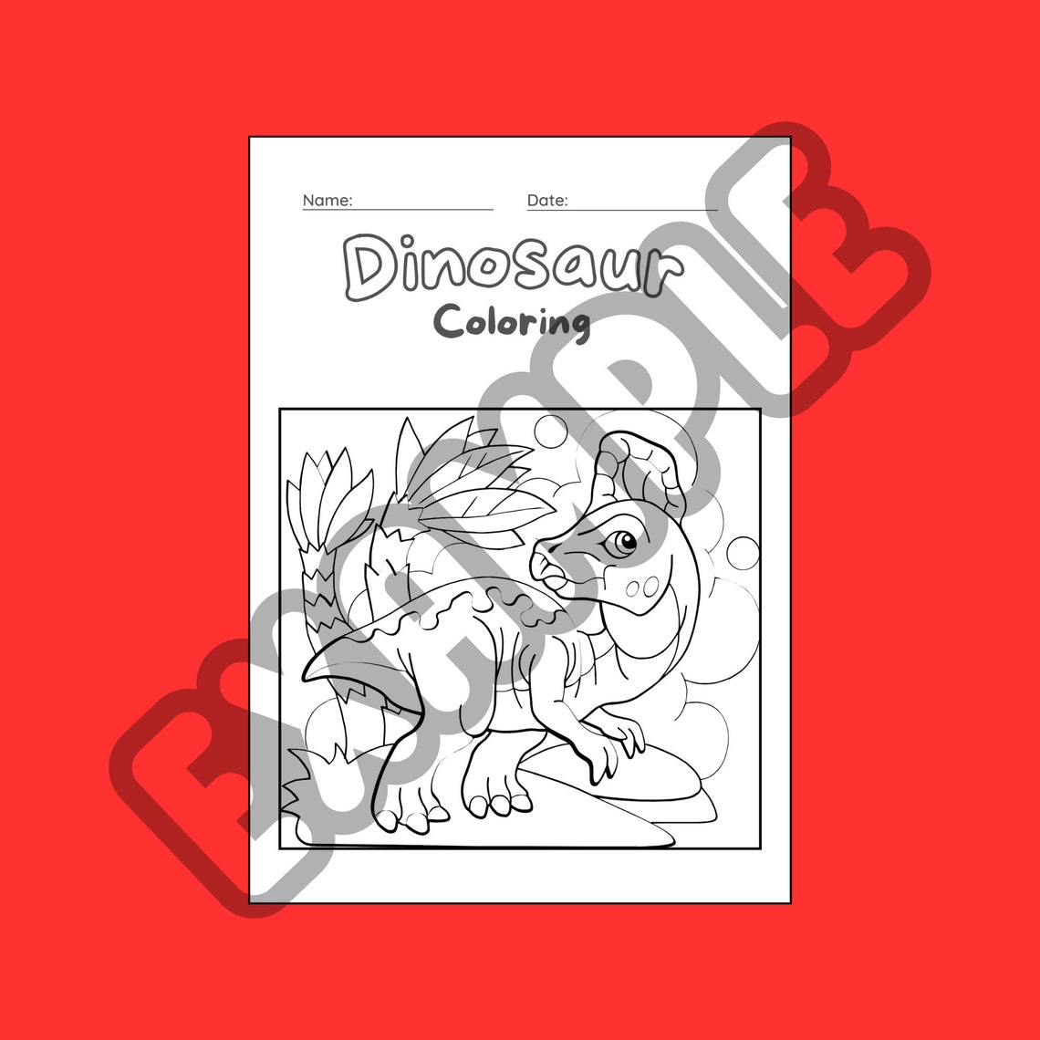 Dinosaur Coloring Pages, Homeschool Coloring Pages, Preschool Coloring ...