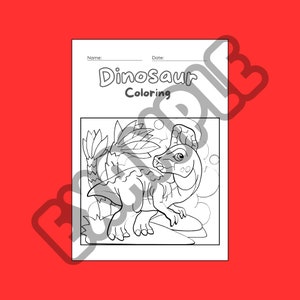 Dinosaur Coloring Pages, Homeschool Coloring Pages, Preschool Coloring ...