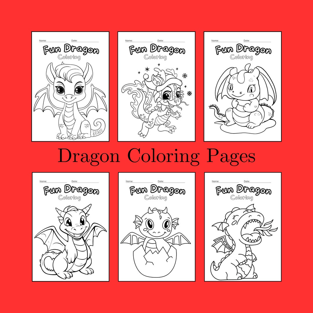 Dragon Coloring Pages, Homeschool Coloring Pages, Lunar New Year ...