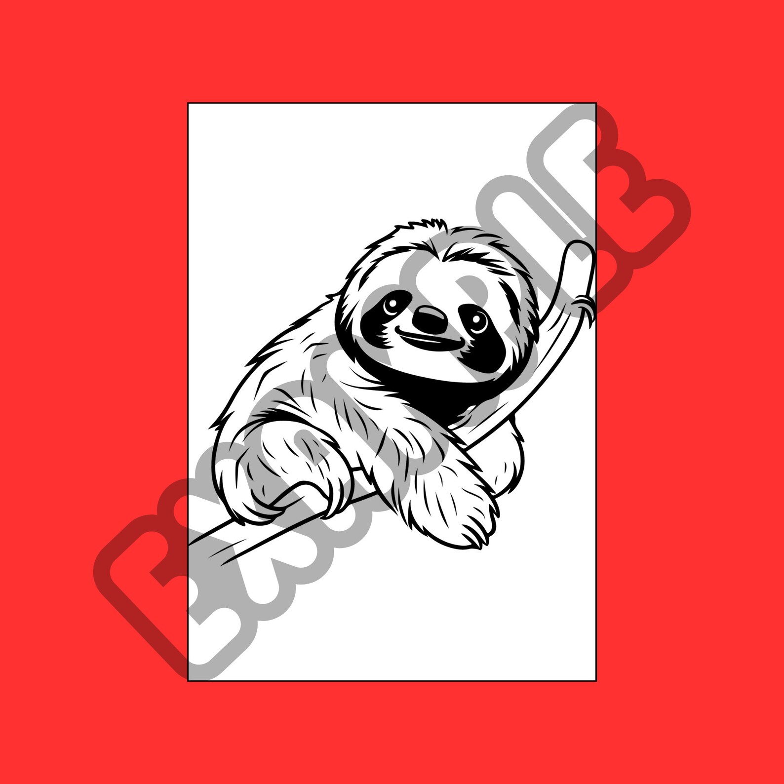 Sloth Coloring Pages, Kids Coloring Pages, Cute Coloring Pages, Adult ...