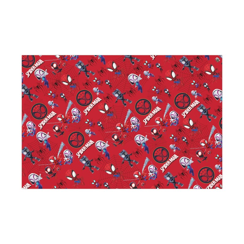 Spiderman Wrapping Paper Spidey and His Amazing Friends - Etsy