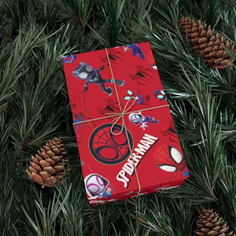 Spiderman Wrapping Paper Spidey and His Amazing Friends - Etsy