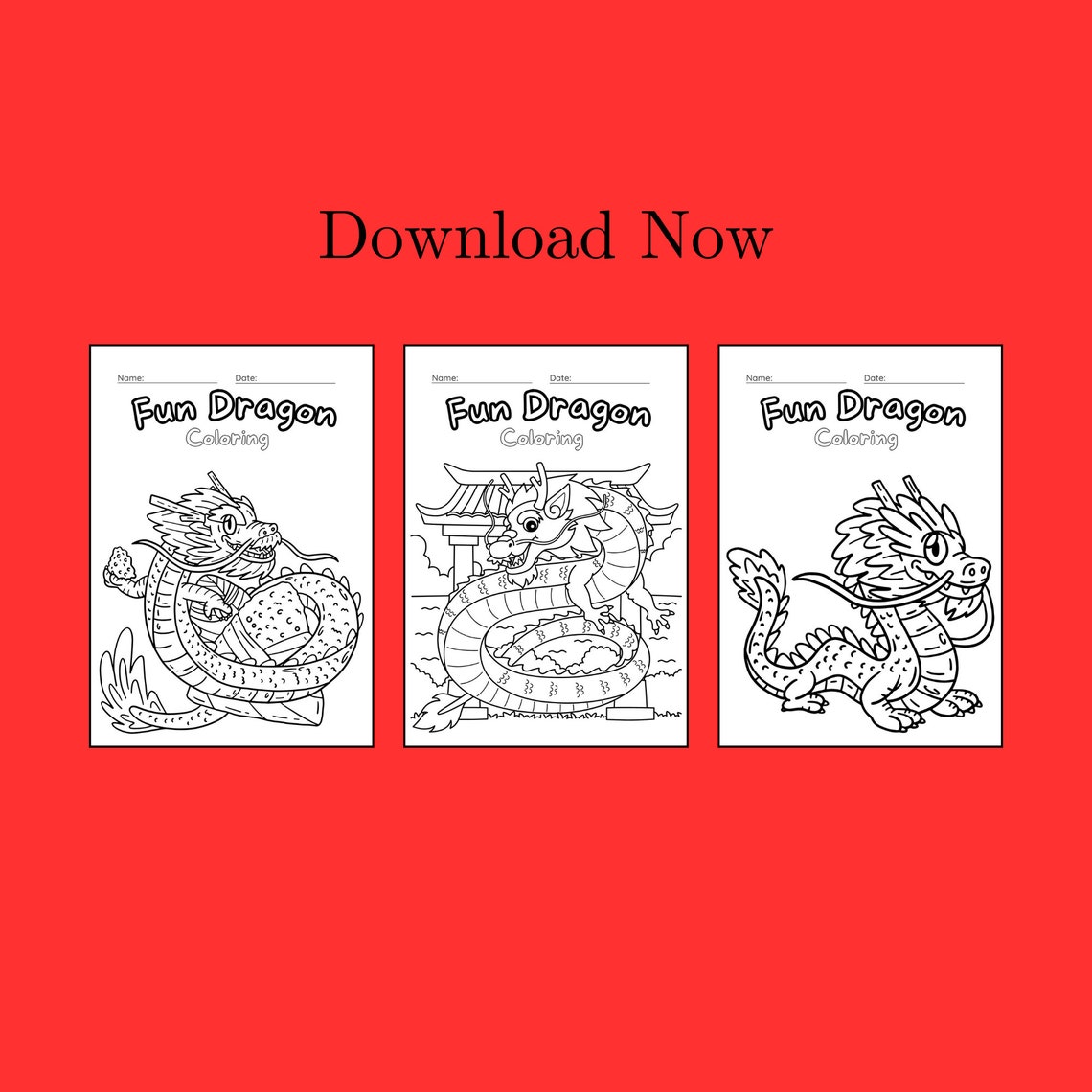Dragon Coloring Pages, Homeschool Coloring Pages, Lunar New Year ...