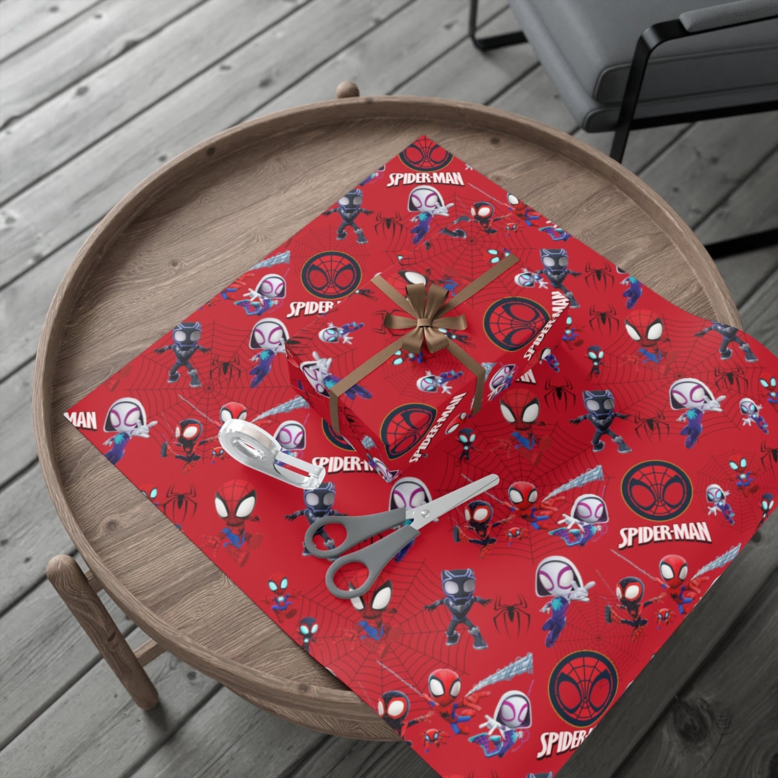 Spiderman Wrapping Paper Spidey and His Amazing Friends - Etsy