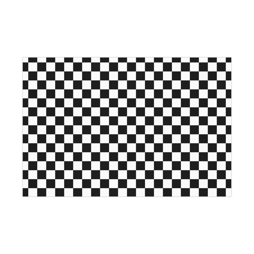 Checkered Blocks Wrapping Papers - Etsy