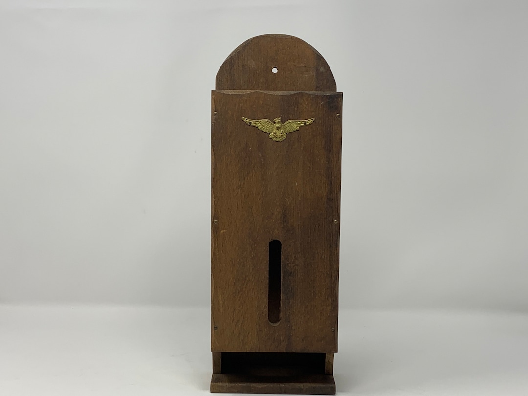 Vintage Long Mantle Matchstick Box - Etsy