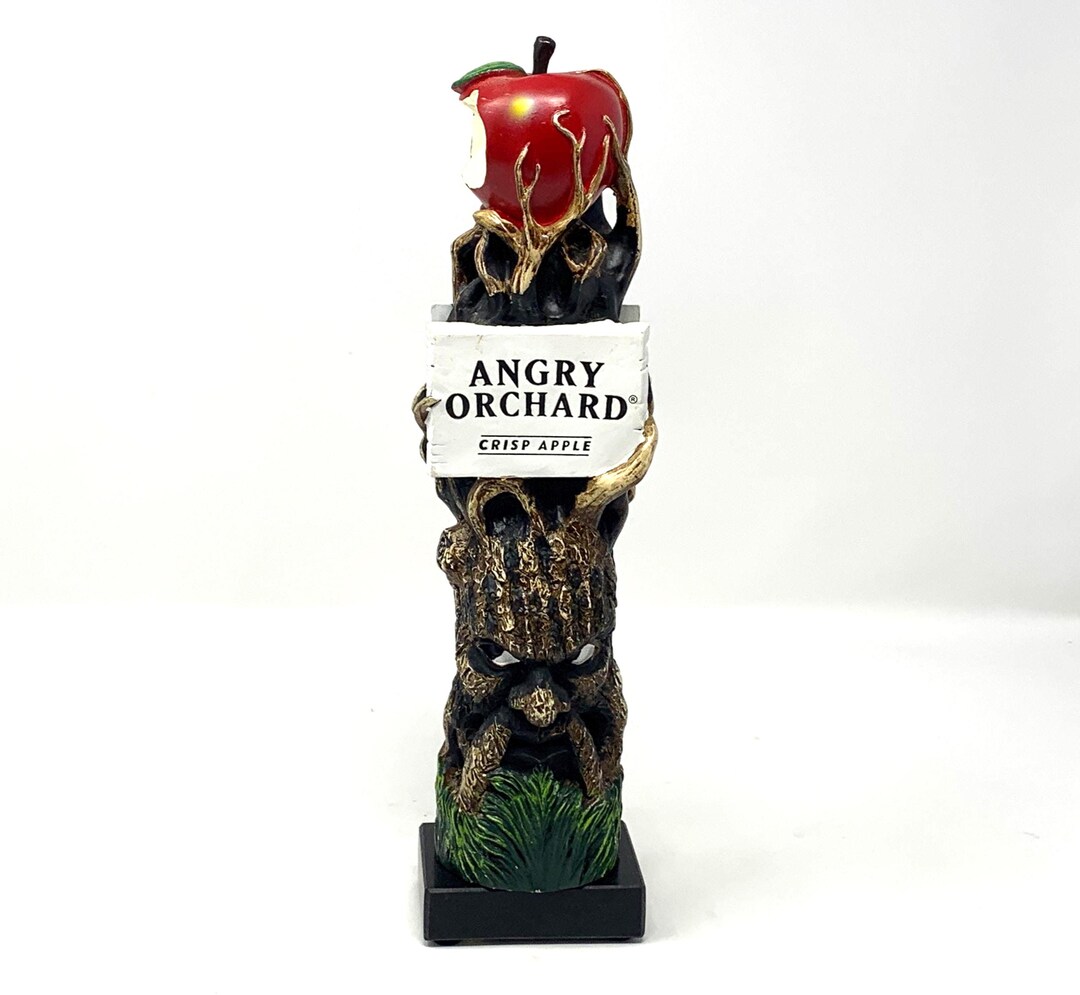Vintage Angry Orchard Crisp Apple Draft Beer Tap Double Sided, Barware ...