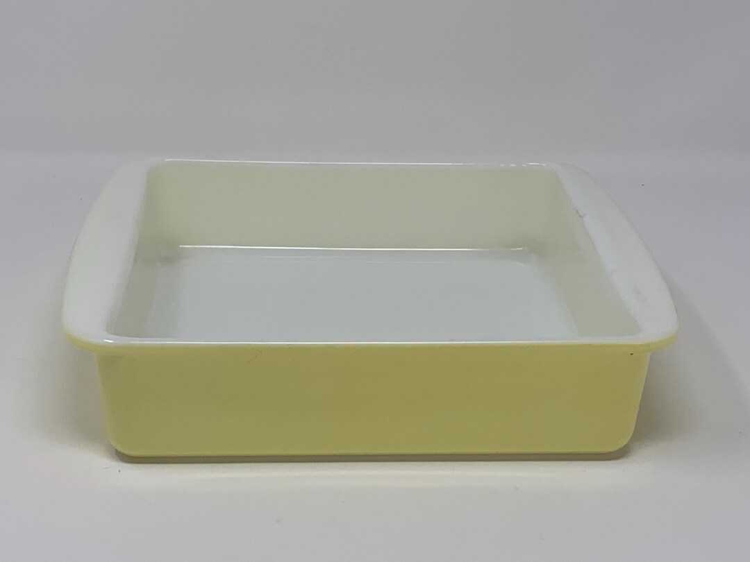Vintage Pyrex #222 8” Square Pale Yellow Baking Pan, Baking Dish - Etsy