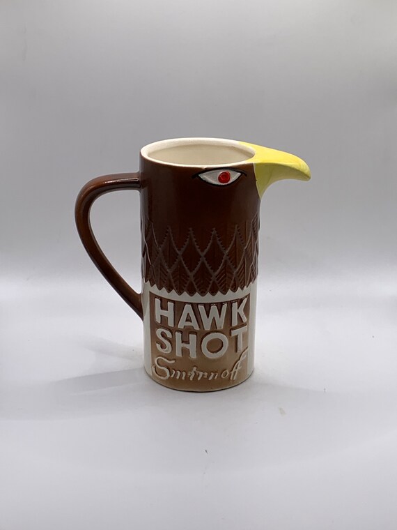Vintage Smirnoff Hawk Shot 1970's Drink Mug - Etsy