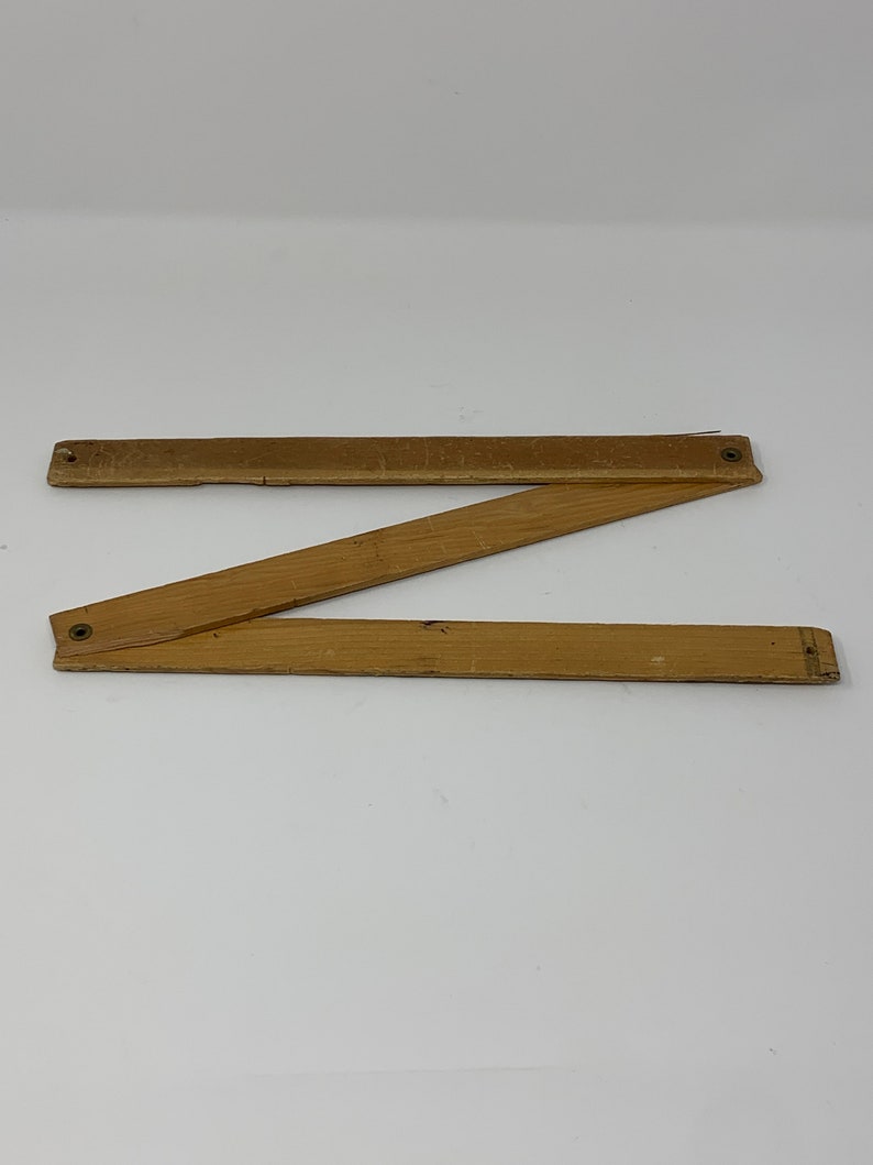 Vintage Tri Fold Wooden Advertising Ruler - Etsy