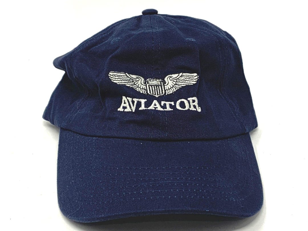 Vintage Aviator Embroidered Hat Airplane Hat NEW - Etsy